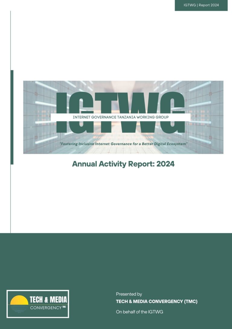 IGTWG’s 2024 Milestones and Impact: Shaping Tanzania’s Digital Future ...