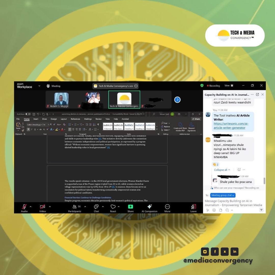 AI4MD Virtual Training Empowers 76 Journalists, Sparking Demand for ...
